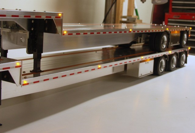 RC4WD Lowboy Jeep | Custom Aluminum Flatbed Trailers for Tamiya Trucks