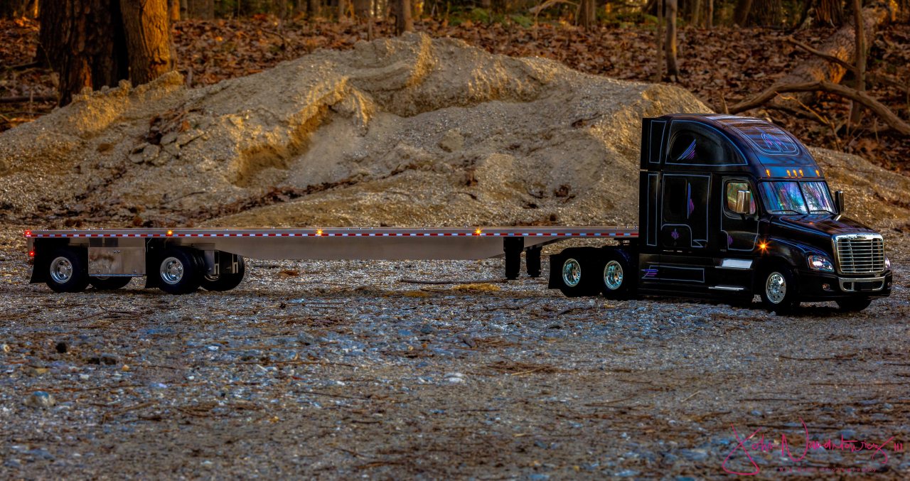 Custom Aluminum Flatbed Trailers for Tamiya Trucks | Realistic flatbed ...